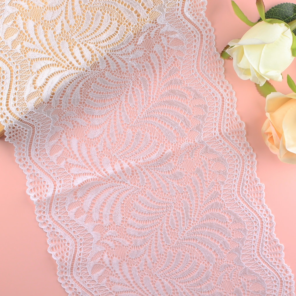 20.5cm New Stretch Wide Strip Lace Trim for Female Lingerie and ...